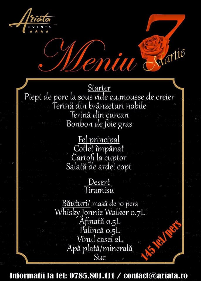 Ai toate motivele să sărbătorești Ziua Femeii la Ariata Events din ...