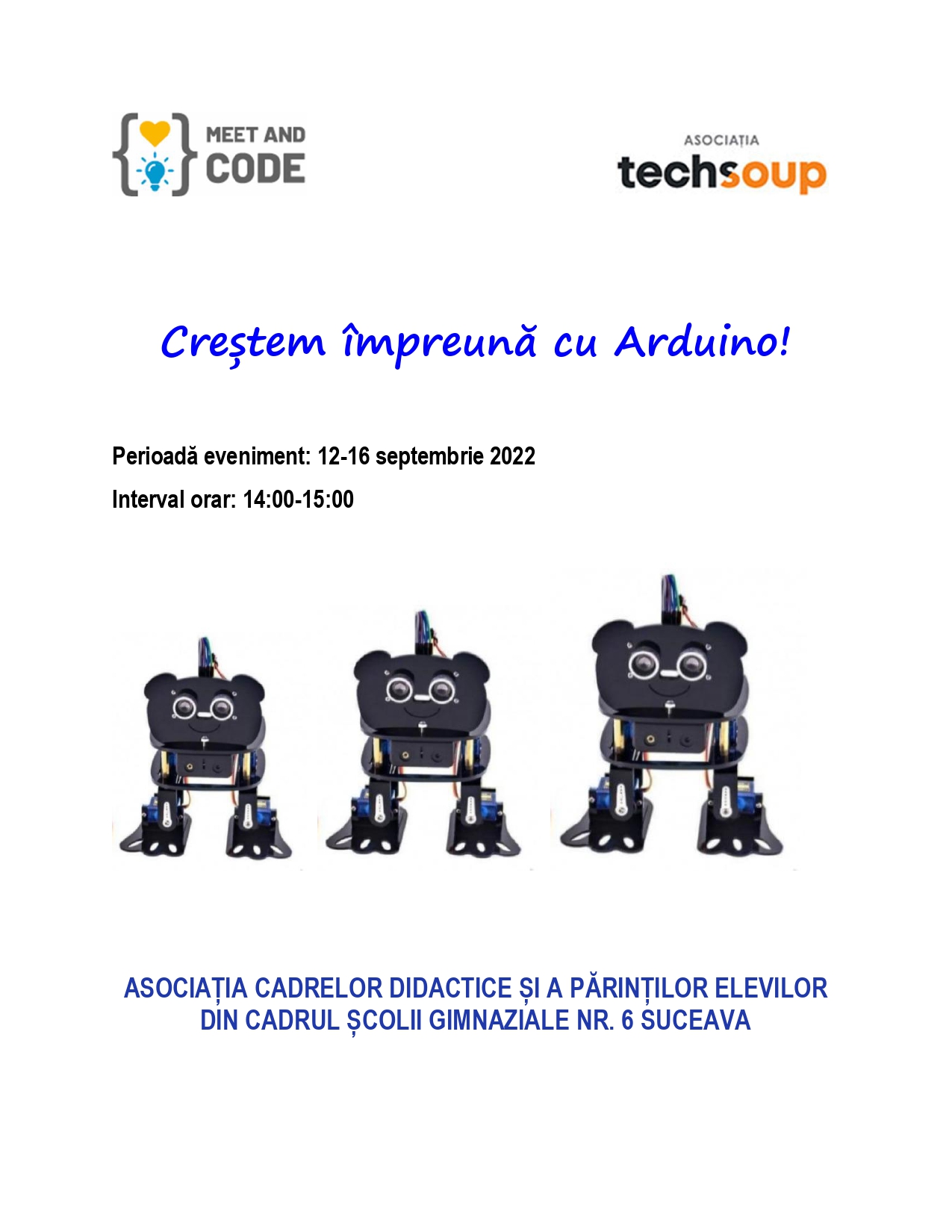 Noi ateliere – gratuite - de robotică și programare pentru elevii ...