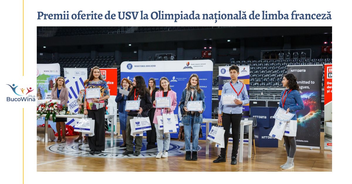 Premii oferite de USV la Olimpiada națională de limba franceză » Bucowina Plus