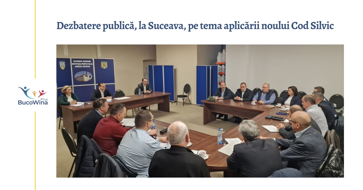 Instituția Prefectului Suceava anunță organizarea unei dezbateri ...